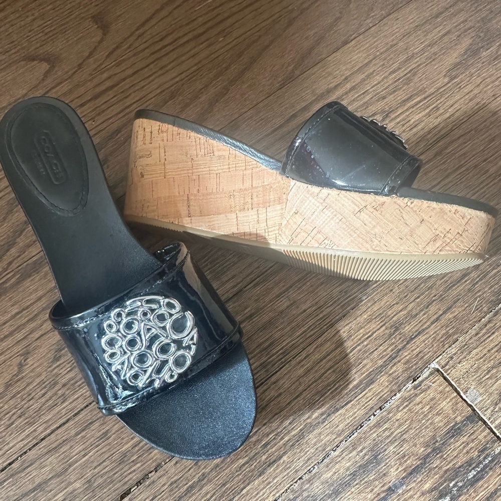 Coach Wedge Sandals 8m - Gem